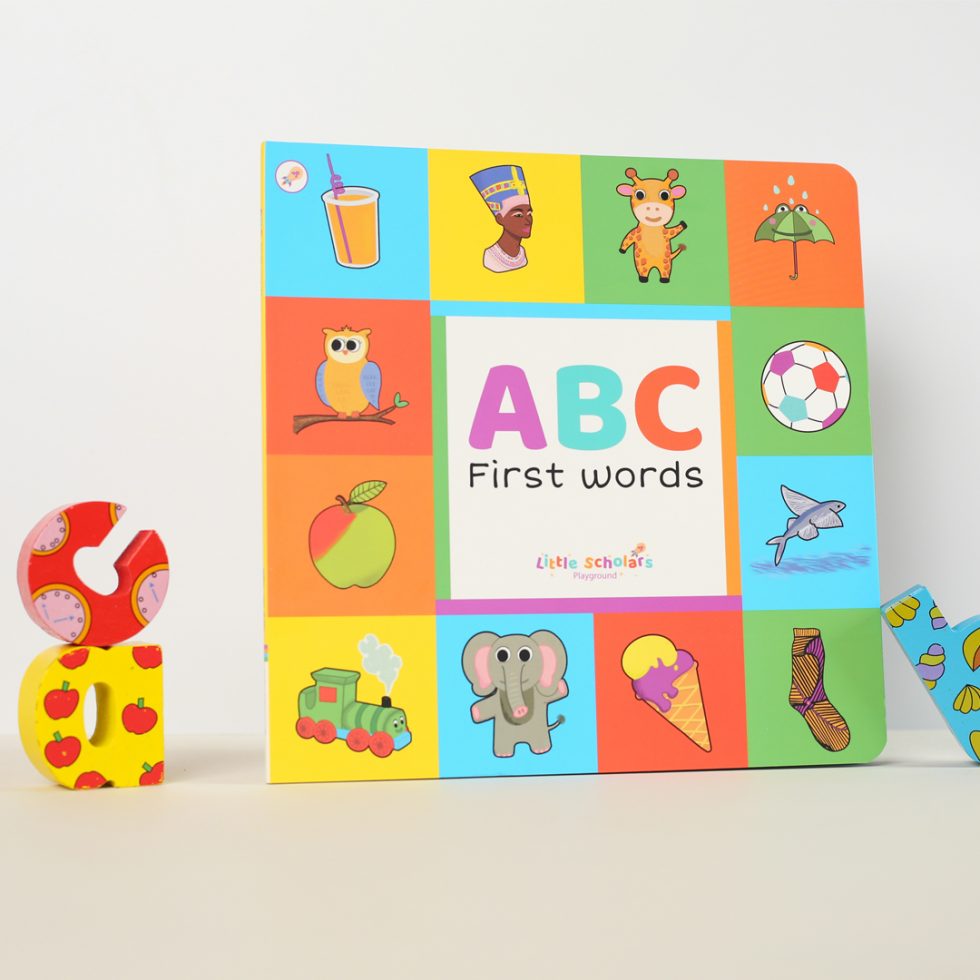ABC First words, board book - Little Scholars Playground