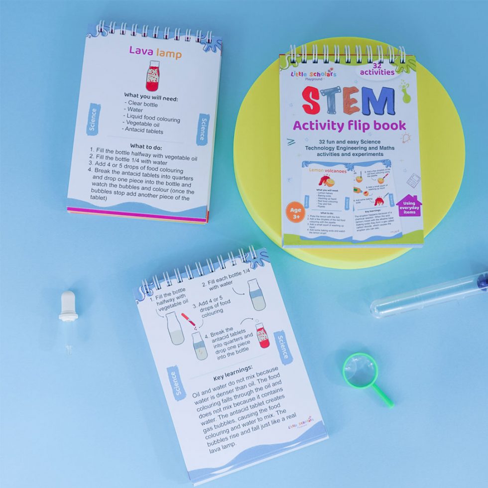 STEM activity flip book - Little Scholars Playground